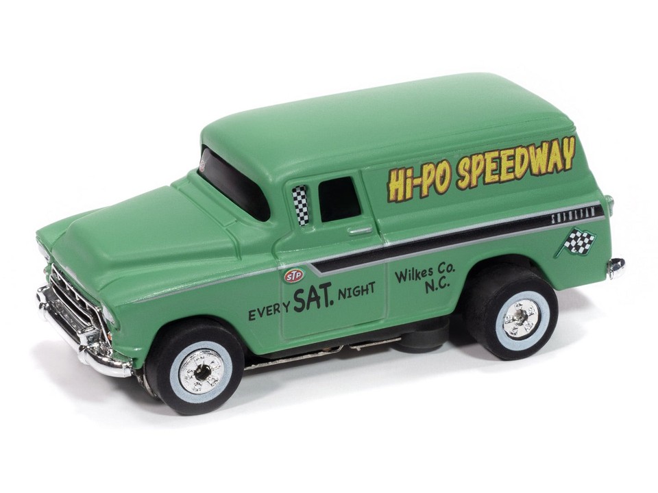 Auto World Thunderjet 1957 Chevy Suburban Combo HO Scale Slot Car | eBay