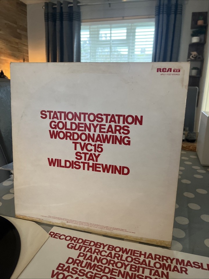 David Bowie - Station To Station LP - RCA Victor UK VG/VG+ Nice Copy ...