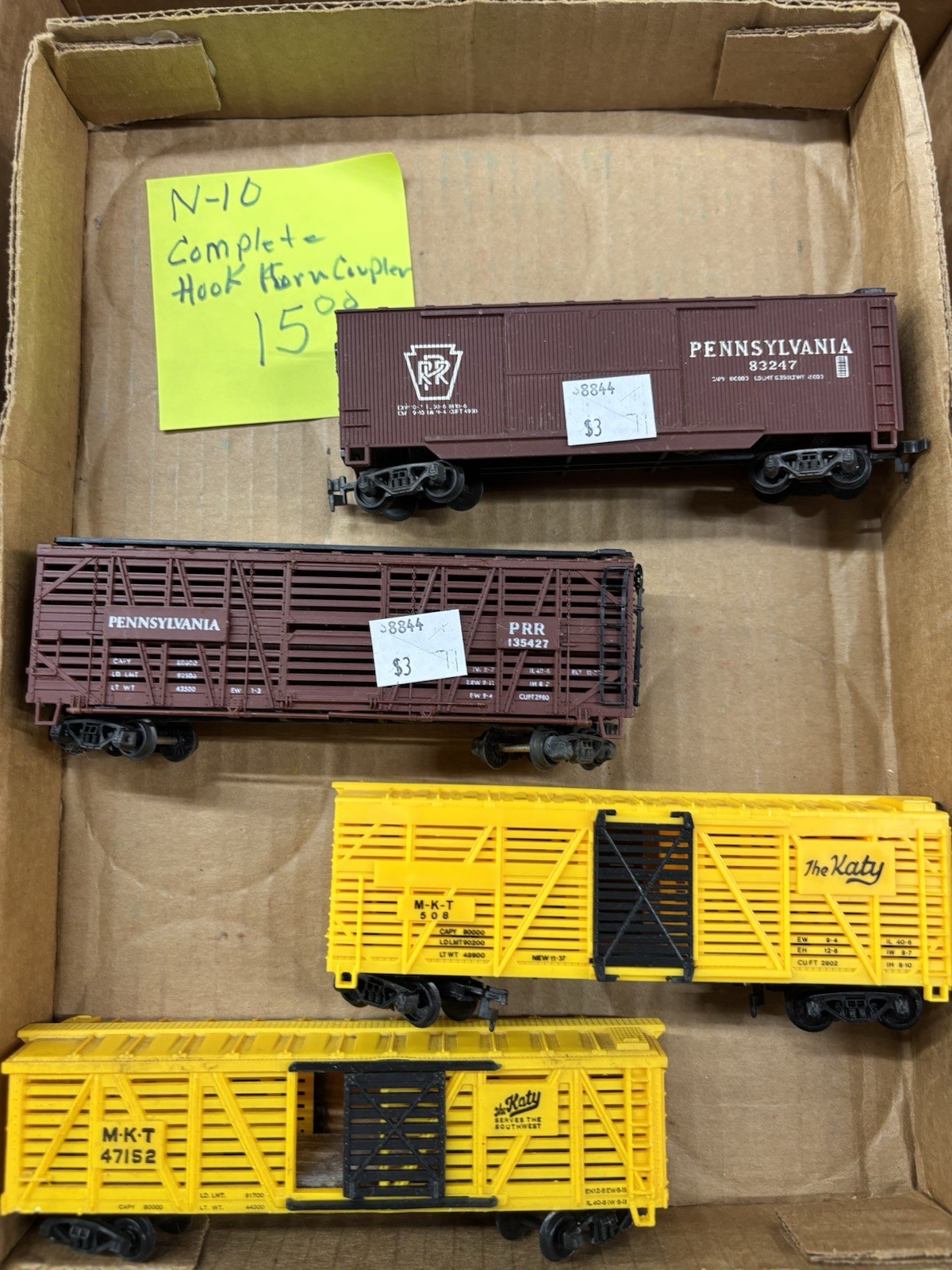 HO scale model train rolling stock. Lot N-10 | eBay