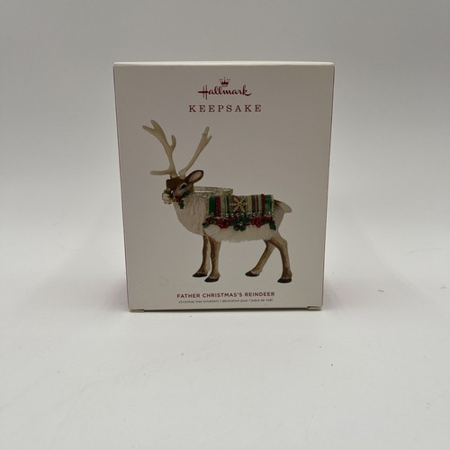 Hallmark Keepsake Ornament 2019 Father Christmas's Reindeer~ Limited ...