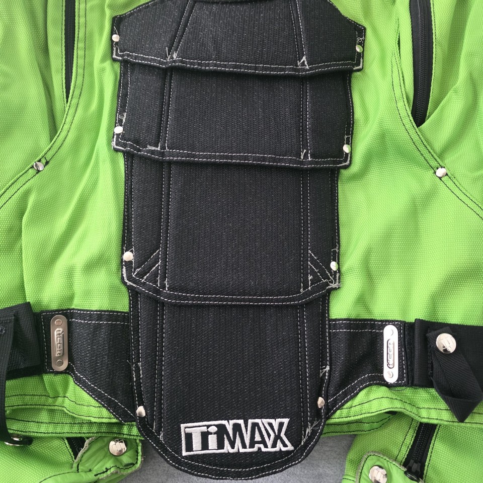 Icon Timax Motorcycle Jacket Men’s Large Green Armored Riding Jacket ...