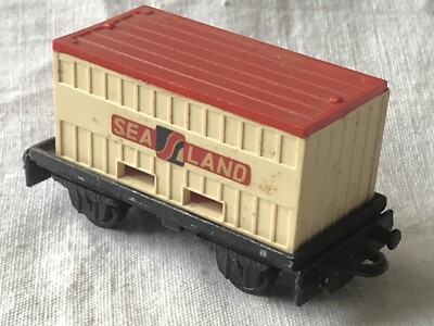 Matchbox Superfast : Train. Wagon Flat Car container Sea Land. 1/100 ...