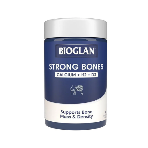 Bioglan Strong Bones Calcium + K2 + D3 90 tablets EXP 30/11/2023 ...