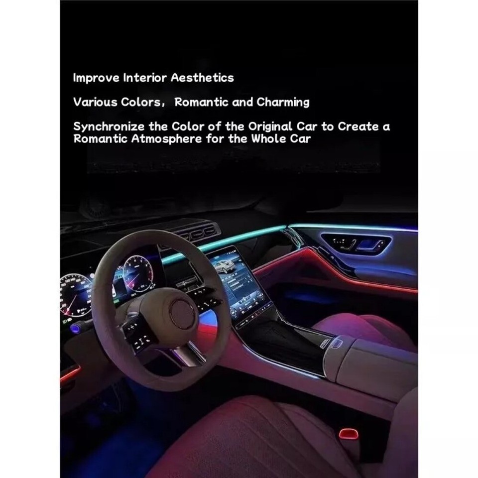 64 Color LED Active Ambient Light Kit For Mercedes Benz S Class W223 ...