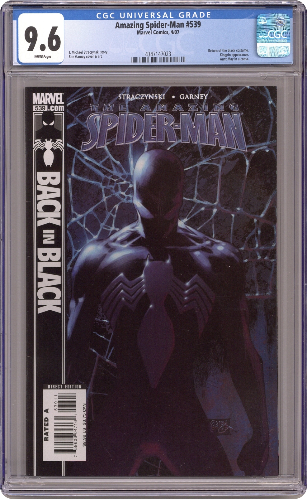 Amazing Spider-Man #539A Garney 1st Printing CGC 9.6 2007 4347147023 | eBay