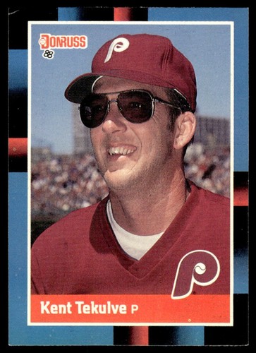 1988 Donruss #535 Kent Tekulve Philadelphia Phillies | eBay