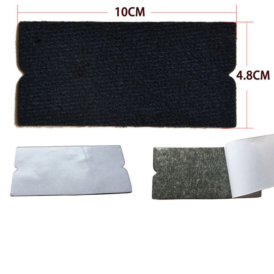 40 x Black Replace Felt Fabric Felts for 4 In Wrap Squeegee Self ...