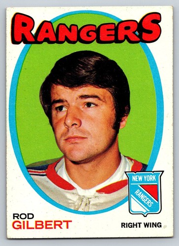1971 Topps #123 Rod Gilbert Vintage Hockey Card | eBay