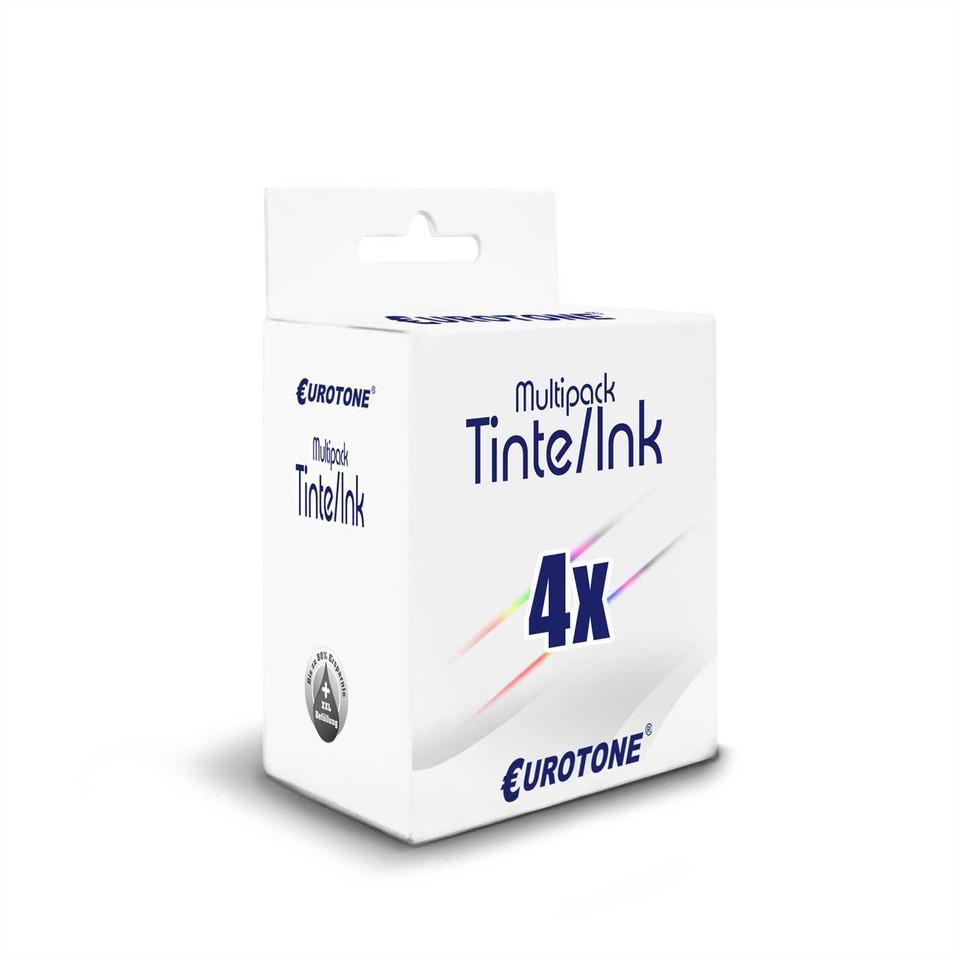 4x Eurotone PRO Ink XXL for HP OfficeJet Pro 8600-e All-in-One ...