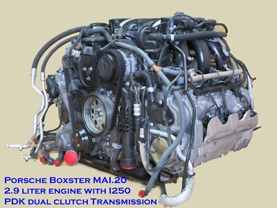 Porsche Boxster/Cayman Base 2009-2011 2.9 Liter Complete Engine Assy ...