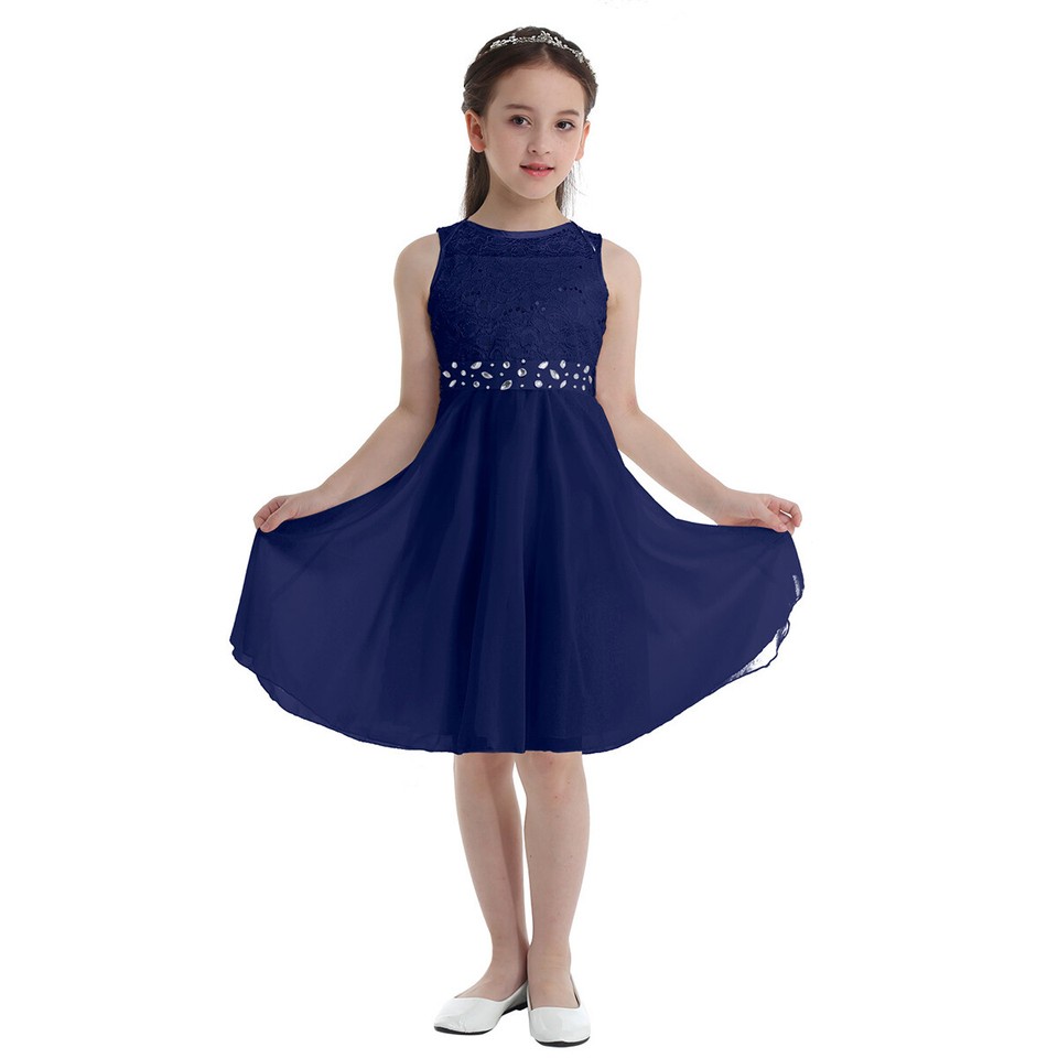 Pageant Flower Girls Dress Prom Gown Wedding Bridesmaid Maxi Formal ...
