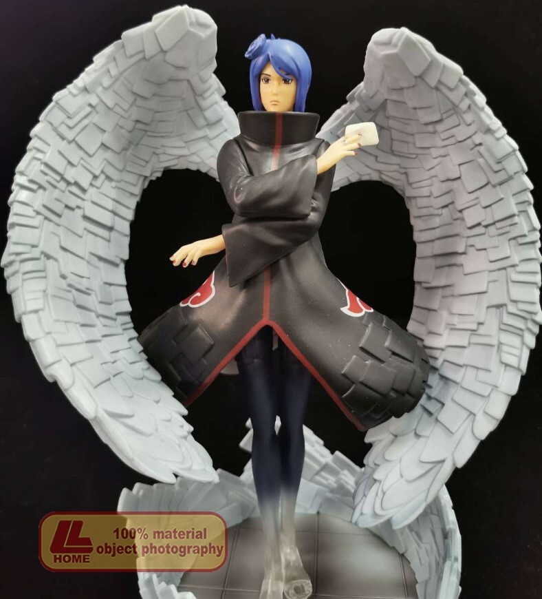 Anime ninja Shippuden Akatsuki Konan PVC Action collect Figure Statue ...