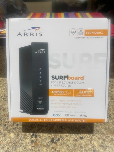NEW!! ARRIS SURFboard AC2350 Dual-Band DOCSIS 3.0 Cable Modem Router ...
