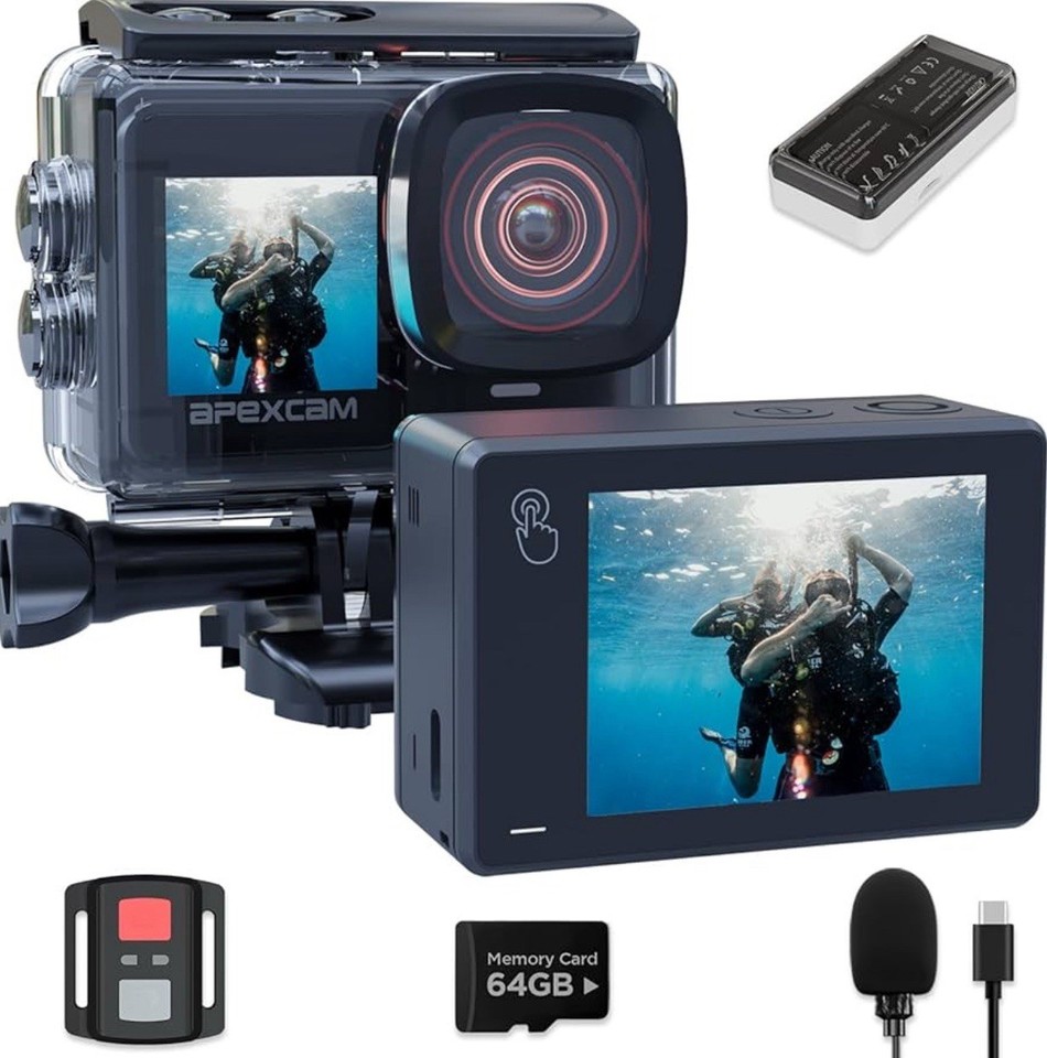 Apexcam X80 Pro Action Camera | eBay
