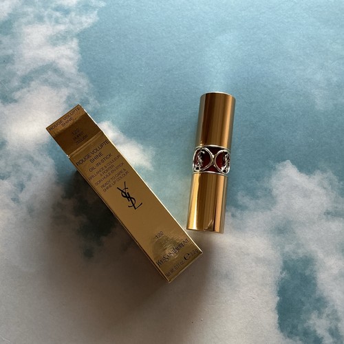 YSL Rouge Volupte Shine in BURNT ZELLIGE #122💄💄 Lip Oil Stick! | eBay
