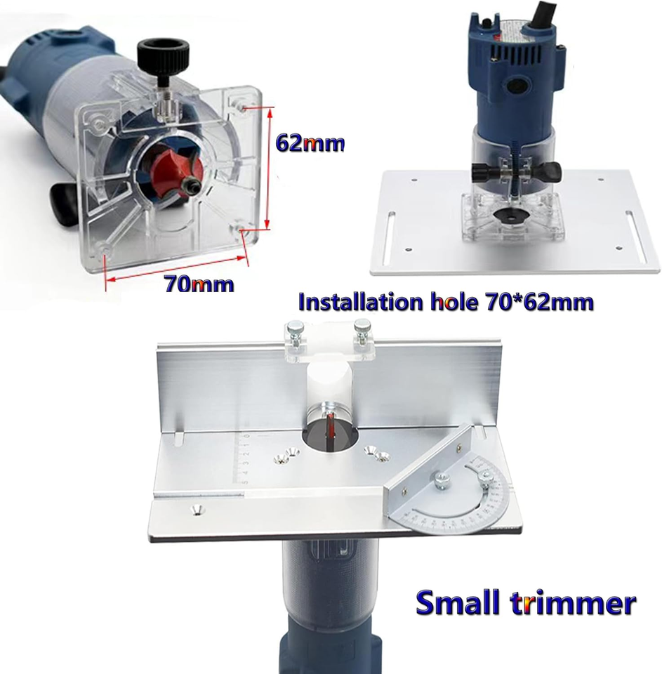 Router Table Insert Plate,Aluminum Router Insert Plate Small Router ...