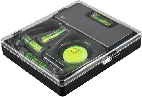 Level Tool Set 4-In-1 Portable Small Bubble Level-Magnetic Pocket Green ...