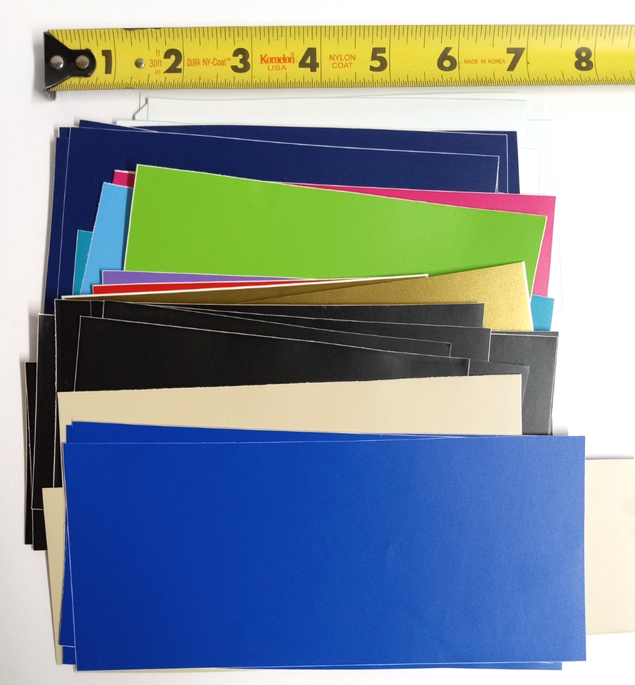 40+ Oracal Vinyl Craft Sign Shop Scraps Adhesive Backed Assorted Matte ...