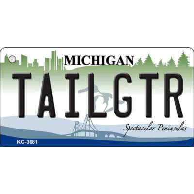 Tailgtr Michigan State License Plate Tag Novelty Key Chain KC-3681 | eBay