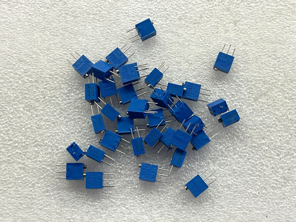 (5 PIECE LOT) RJR26FW501R, BOURNS TRIMMER 500 OHM 0.25W PC PIN TOP | eBay