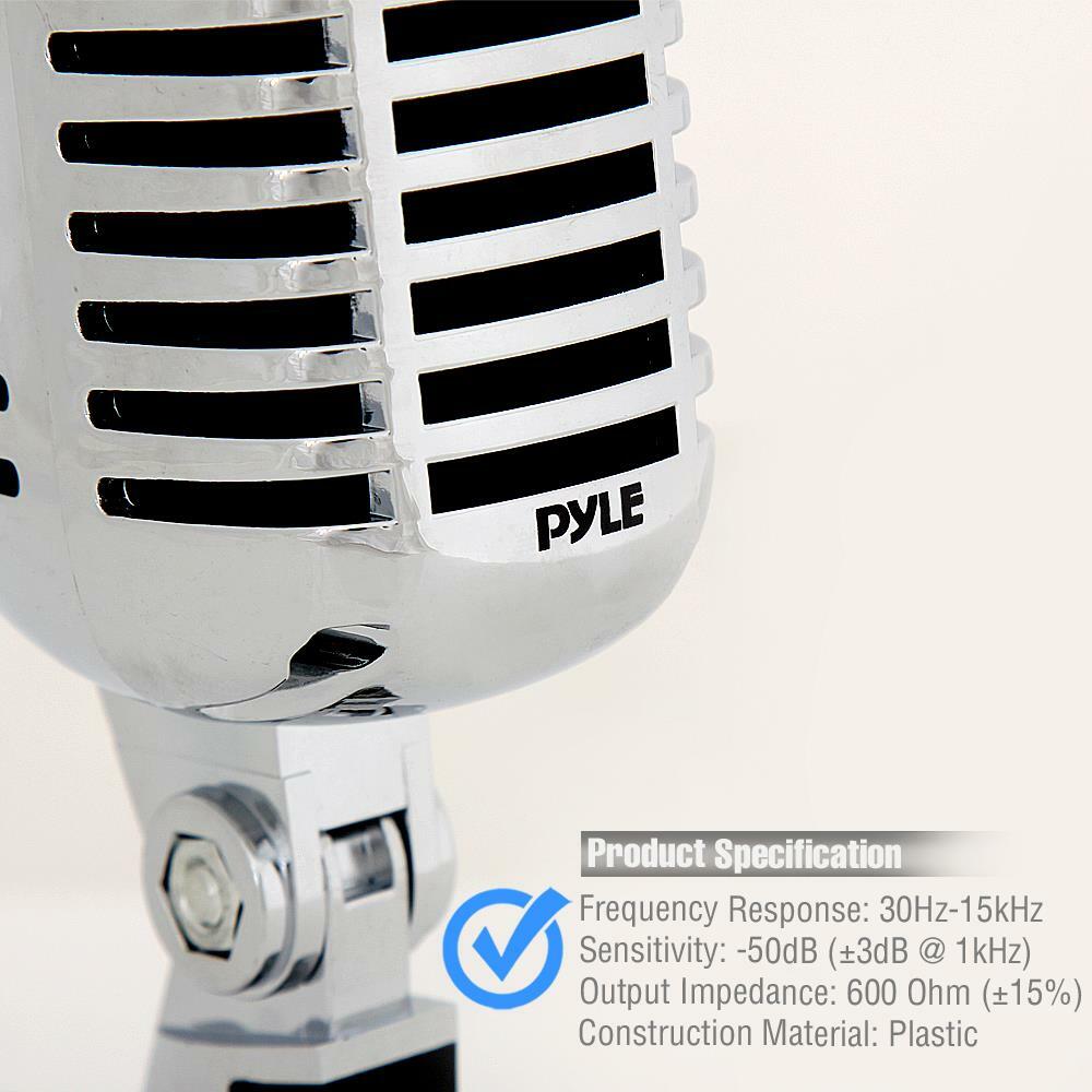 Pyle PDMICR42SL Dynamic Wired Microphone for sale online | eBay