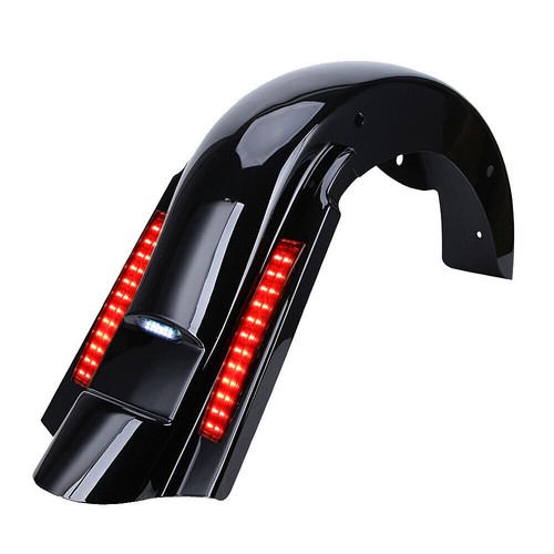 Vivid CVO Stretched Rear Fender & LED Light for Harley Touring Electra ...
