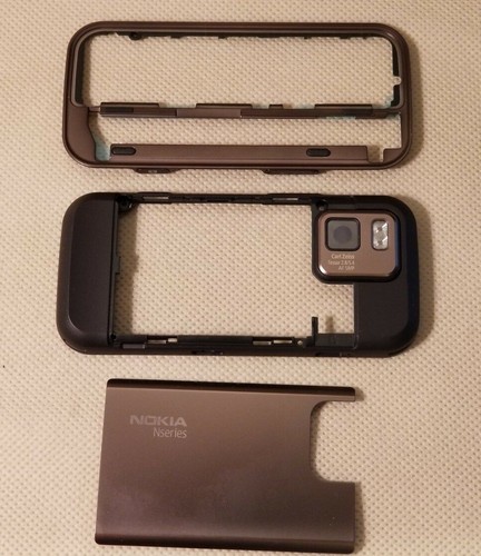New Nokia OEM Back Cover Housing Mid Plate Side Keys Frame for N97 mini ...