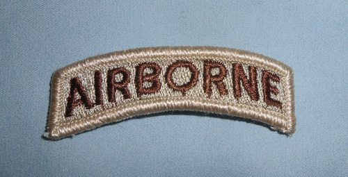 US ARMY Tan Desert AIRBORNE TAB - Desert Tan | eBay