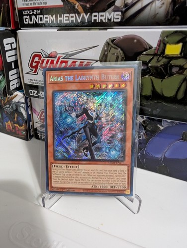 Yugioh MISPRINT SECRET RARE Arias The Labyrinth Butler MP-EN116 | eBay