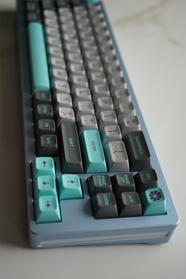 Thocky Creamy 75% Mechanical Gaming Keyboard, Aluminum Alloy Shell ...