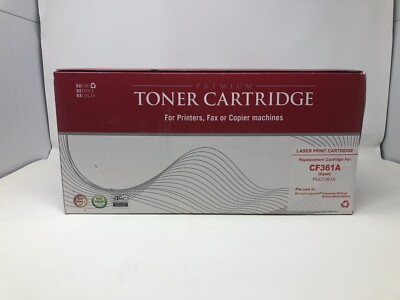 Premium Toner Cartridge Lot CF363A (Open Box); CF362A and CF 361A (New ...