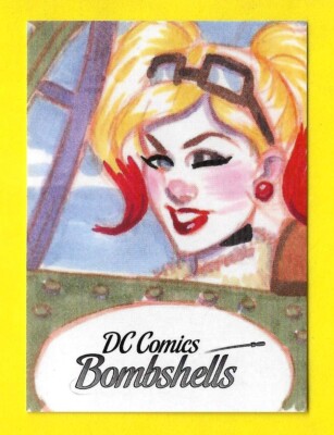 2017 Cryptozoic DC Comics Bombshells Promo P9 Harley Quinn San Diego Comic Con | eBay