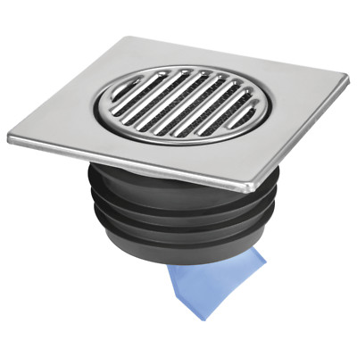 Wet Room Shower Drain Gully Trap Waste – Waterless, All-in-One, 110mm ...