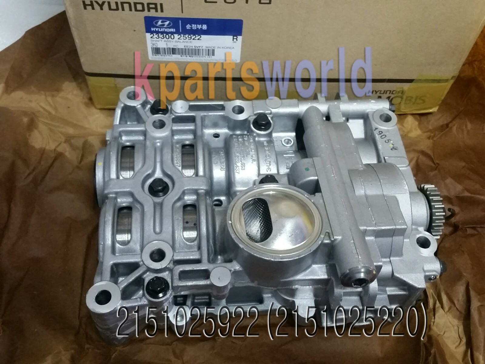 GENUINE OIL PUMP BALANCE SHAFT 2330025220 2330025922 | eBay