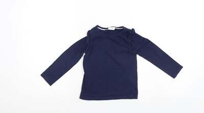 Eldys Girls Blue Cotton Blend Jumper Size 4 Years | eBay UK