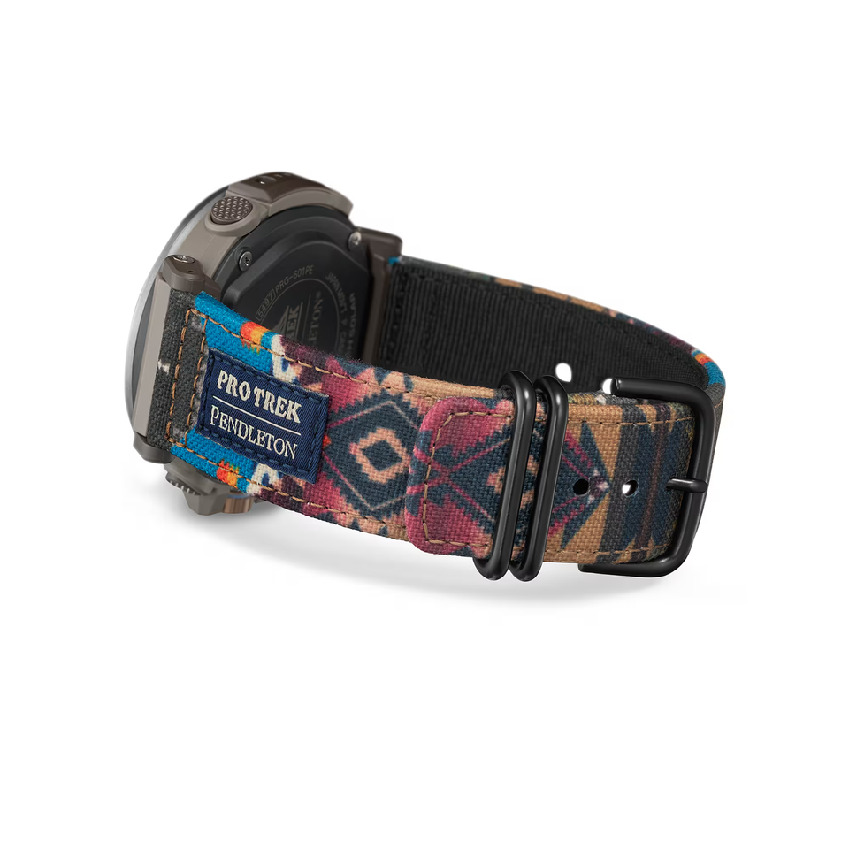 Casio Men's Protrek Pendleton Solar World Time Watch 52mm PRG601PE-5 | eBay