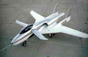 Scaled Composites Rutan ARES Mudfighter Airplane Model Replica Big Free ...