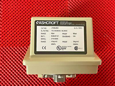 Pressure - Ashcroft Pressure Switch
