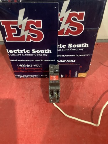 GE THQB-GFCI 20 Amp Single Pole Miniature Circuit Breaker | eBay