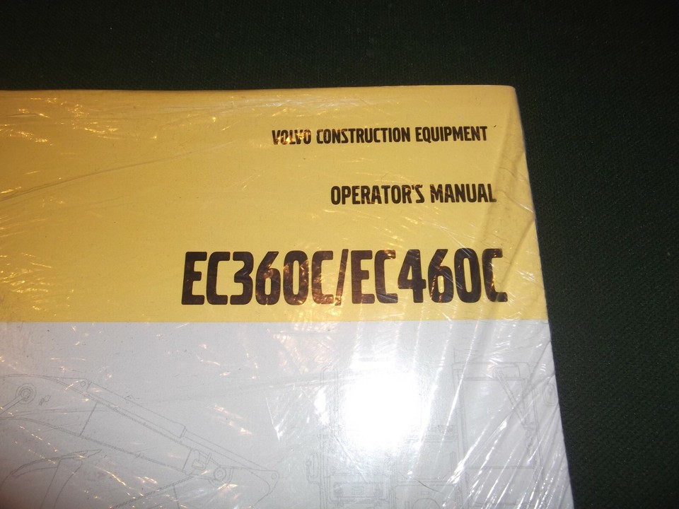 VOLVO EC360C EC460C EXCAVATOR OPERATION & MAINTENANCE MANUAL BOOK | eBay