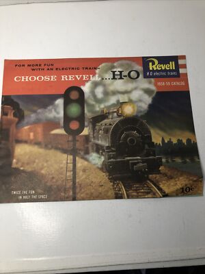 1958-59 Revell HO Scale Model Electric Trains Catalog -Full Color A | eBay