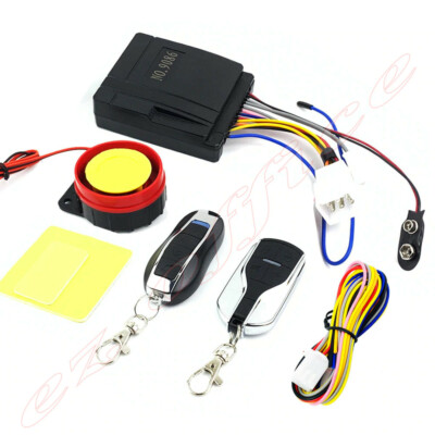 Motorcycle Motorbike Anti-theft Security Alarm Remote Control Sensor ...