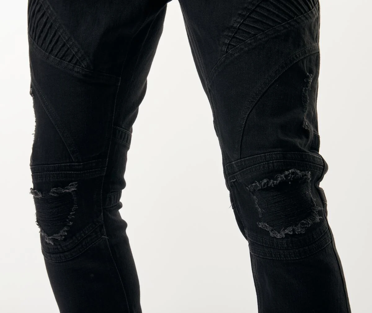 Men URBAN BEAST Slim Denim Straight Pants | eBay