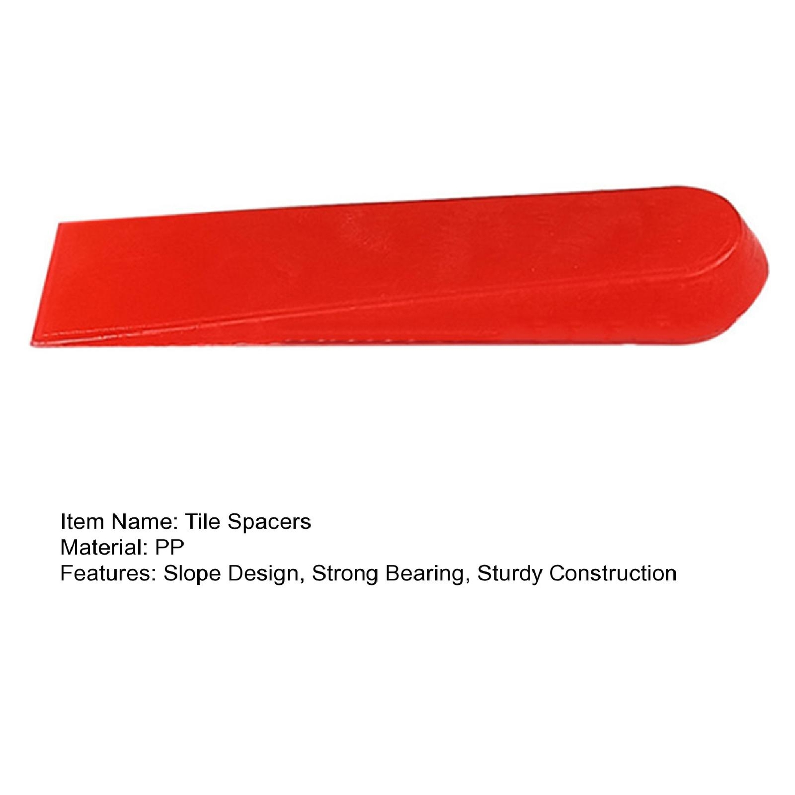 100pcs Wedge Spacers Strong Bearing Furnish Tile Gap Wedge Spacers Anti ...