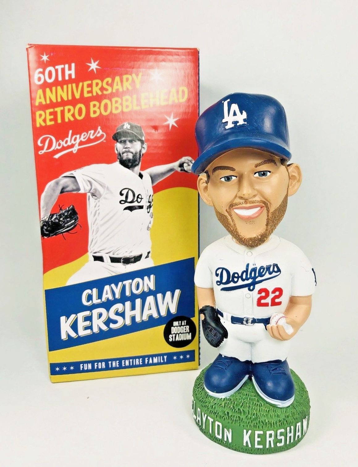 Clayton Kershaw 2018 Los Angeles Dodgers RETRO STYLE FAT BODY ...