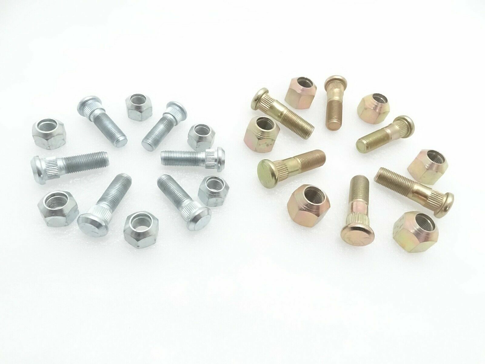 Ford Tractor Front & Rear Wheel Hub Bolts And Nuts Set Of 12 | eBay