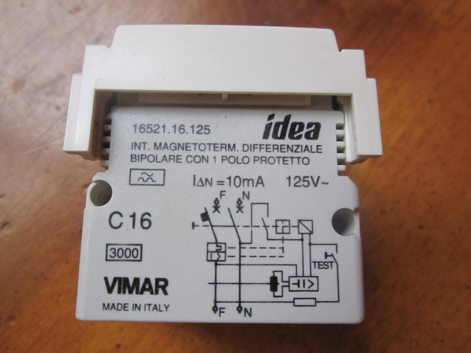 Vimar Idea Residual Current Operated Circuit Breaker # 16521.16 lot of ...