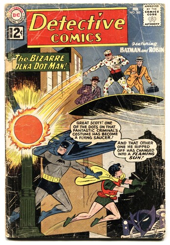 DETECTIVE COMICS #300-1st Polka Dot Man 1962-BATMAN-G | eBay