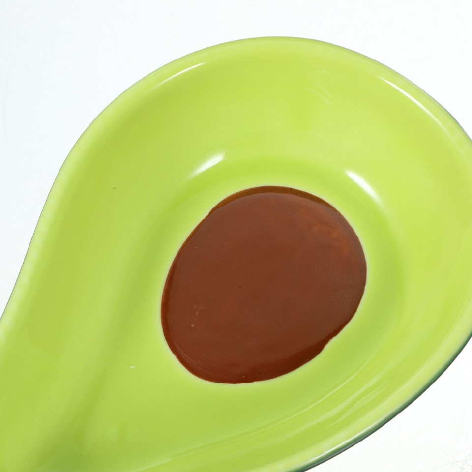 Avocado Bowl Ceramic Bowl Avocado Snack Plate Ceramic Serving Plate ...