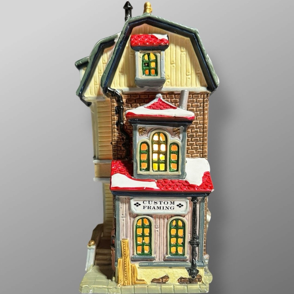 Lemax Christmas Village Nelson’s Photography Lighted Porcelain Building ...